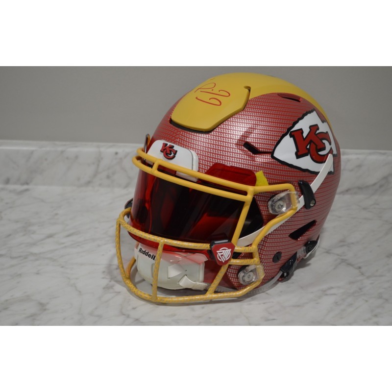 Patrick Mahomes - Kansas City Chiefs Hydro-Dipped Riddell Speed Flex