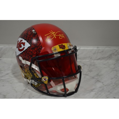 Travis Kelce - Kansas City Chiefs Hydro-Dipped Riddell Speed Classic