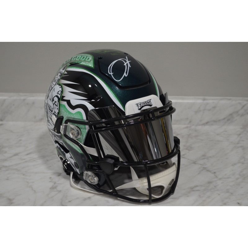 Jalen Hurts - Philadelphia Eagles Ripped Mural Riddell Speed Flex